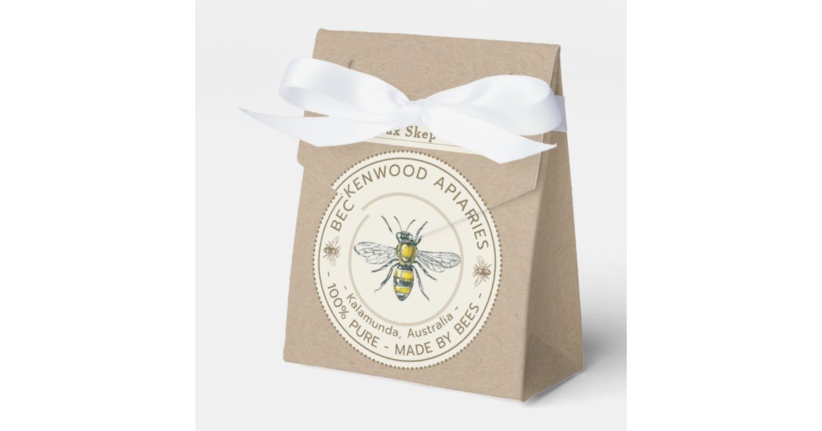 Mini Apiary Product Box for Small Beeswax Candles | Zazzle