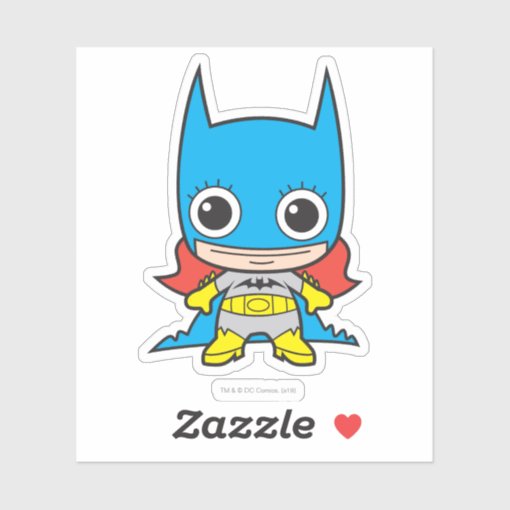 Mini Batgirl Sticker | Zazzle