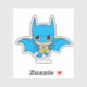 Mini Batman Running Sticker | Zazzle