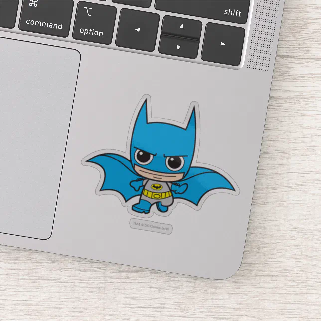 Mini Batman Running Sticker | Zazzle