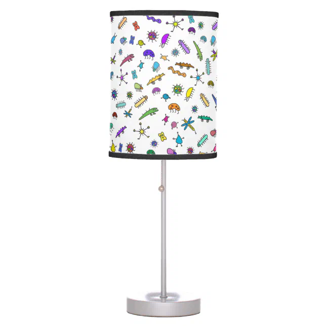 Mini Bugs and Mini Beasts Table Lamp | Zazzle