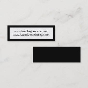Mini Business Card Tags | Zazzle