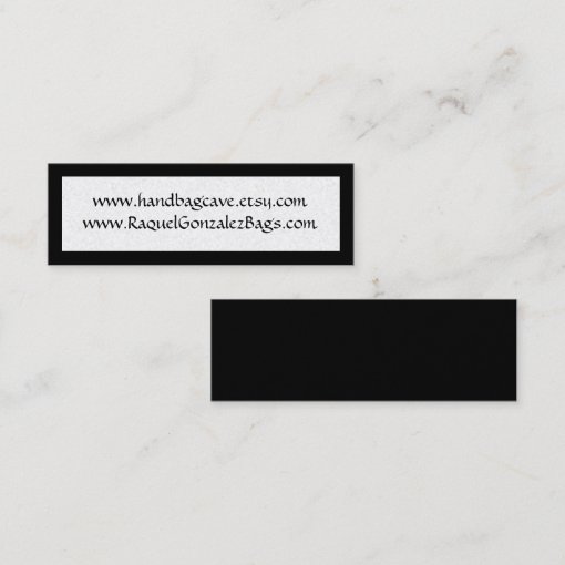 Mini Business Card Tags | Zazzle