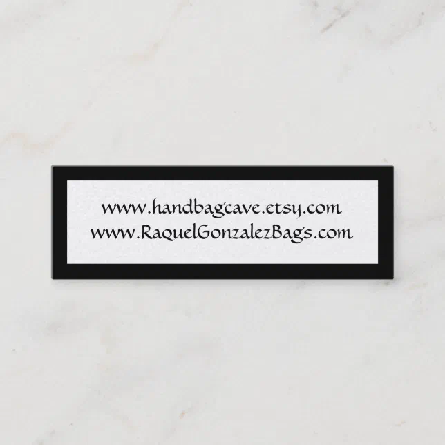 Mini Business Card Tags | Zazzle