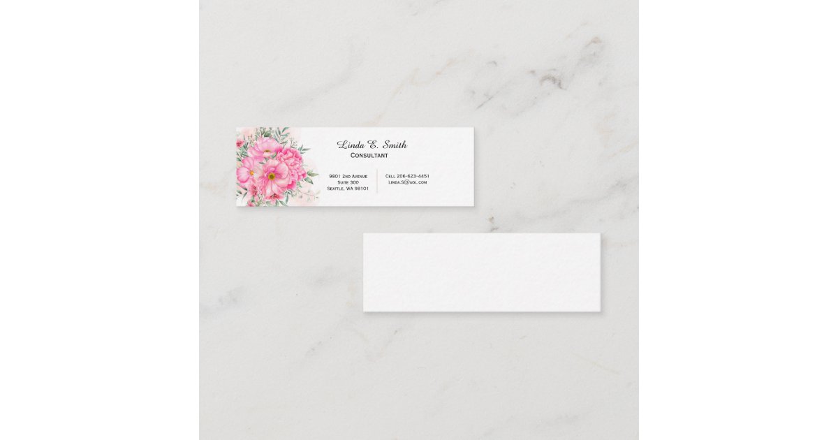 Mini Calling Card | Zazzle