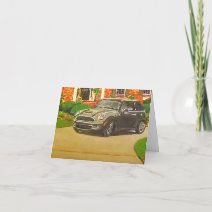 Mini Cooper Card | Zazzle