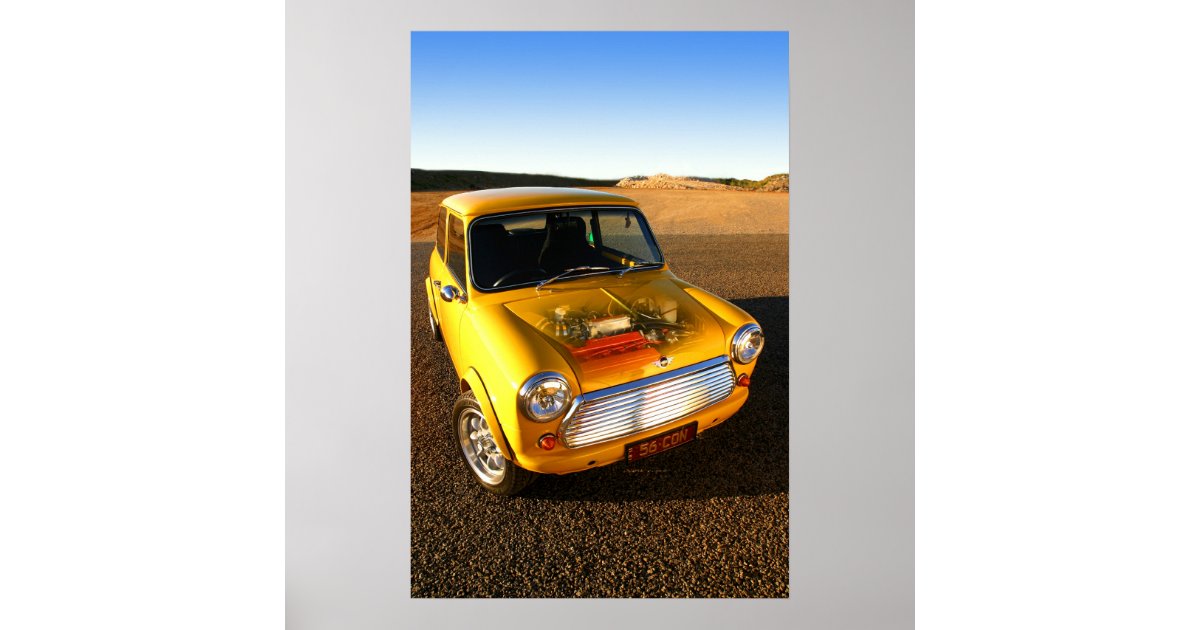 Mini Cooper Poster | Zazzle