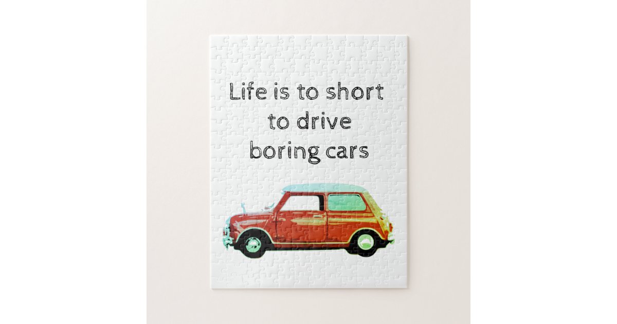 Mini cooper rot Puzzle | Zazzle