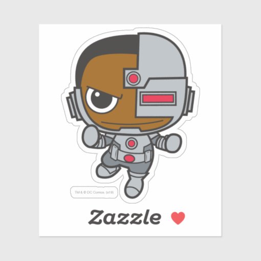 Mini Cyborg Sticker | Zazzle