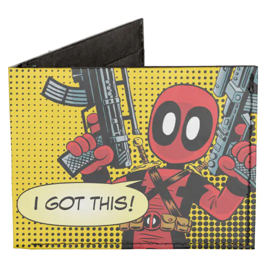 Mini Deadpool With Guns Tyvek Wallet | Zazzle