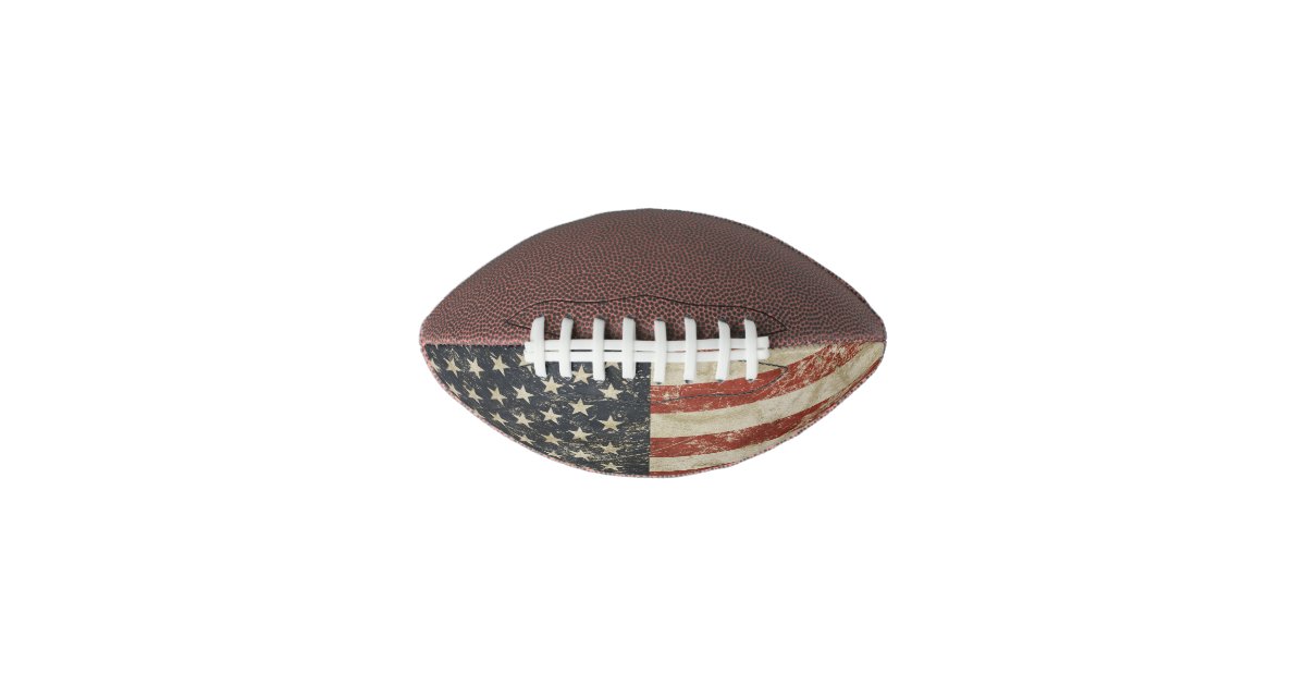 Mini Football with USA flag | Zazzle