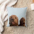 Mini Goldendoodles Throw Pillow | Zazzle