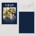 Mini Graduation 3 Photos Party Invitation | Zazzle