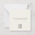 Mini Happy Holidays Modern Elegant Script Note Card | Zazzle