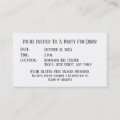 Mini Party Invitation Reminder Template | Zazzle