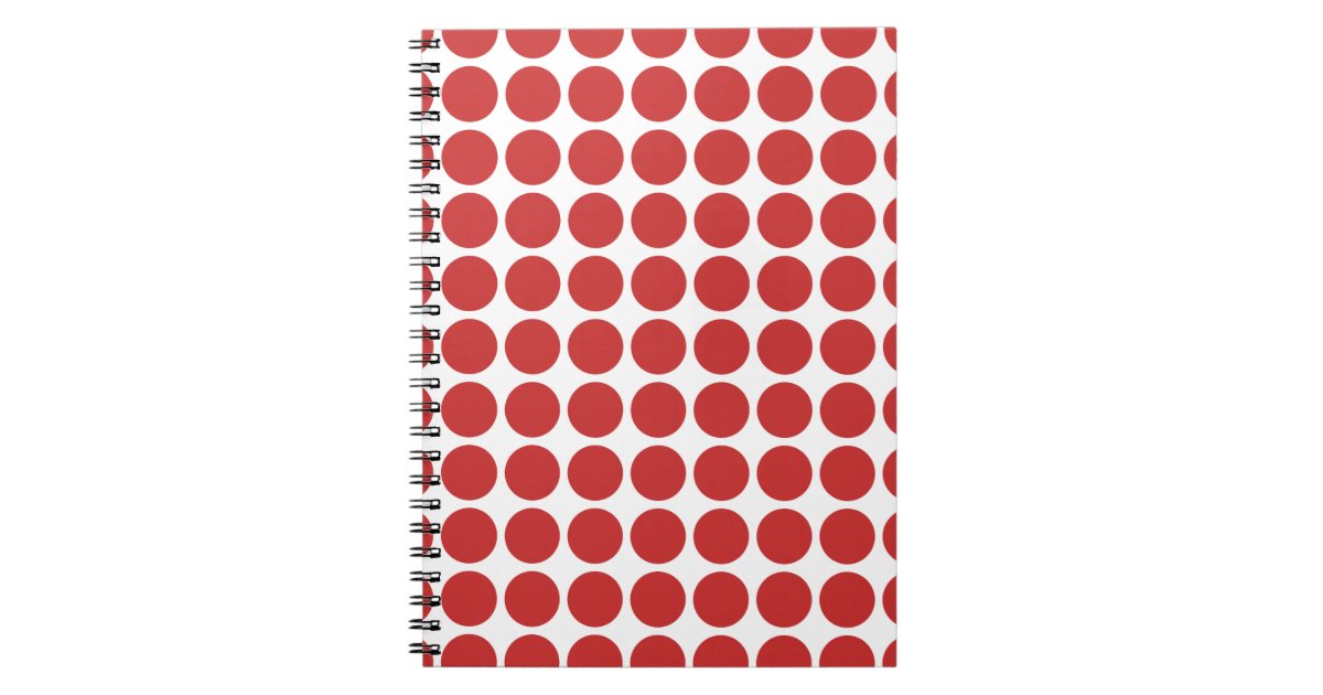 Mini Polka Dots Notebook | Zazzle