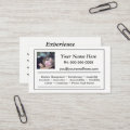 Mini Resume Business Card | Zazzle