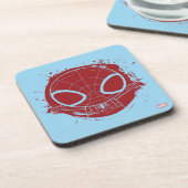Mini Spider-Man Grunge Graphic Coaster | Zazzle