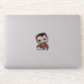 Mini Superman Flying Sticker | Zazzle
