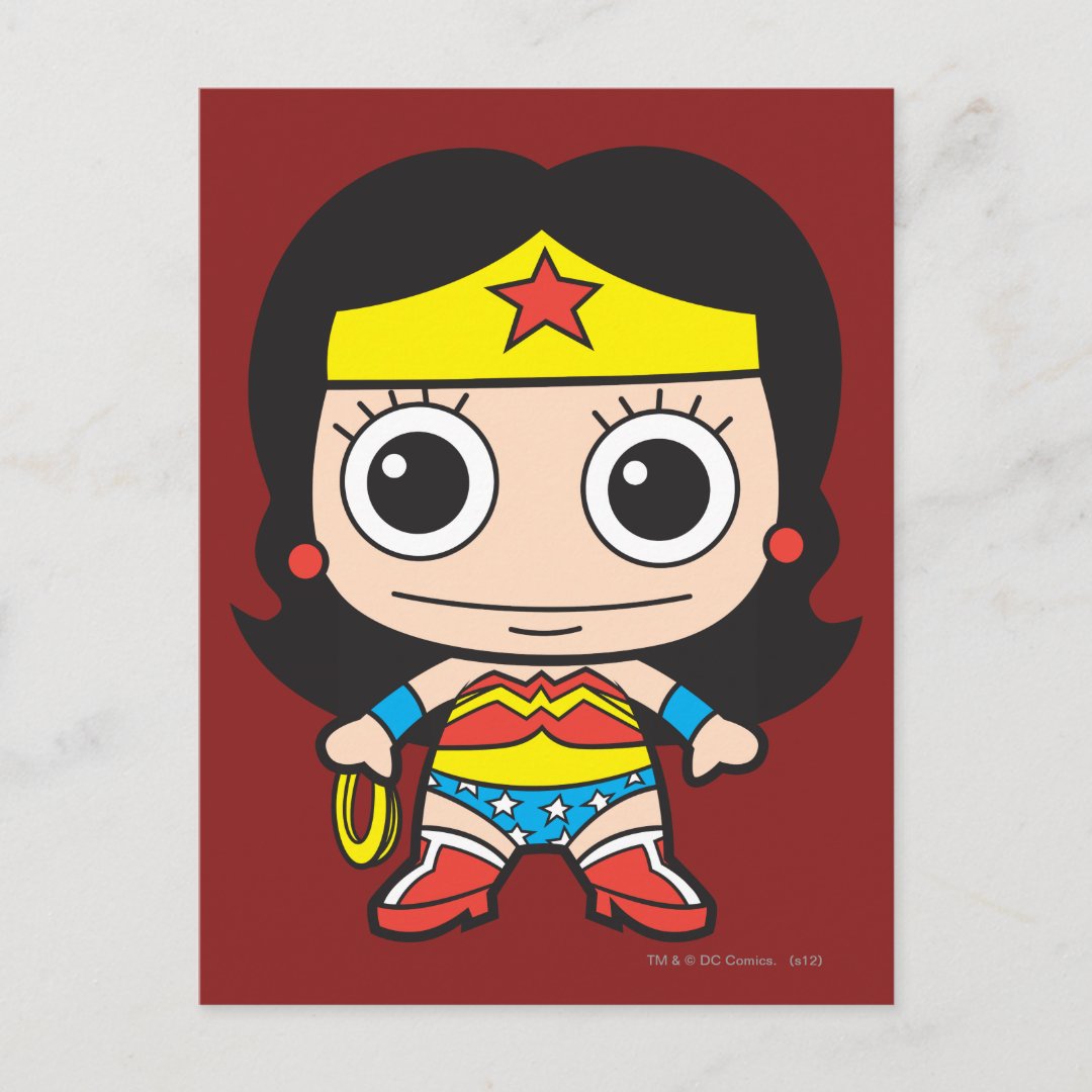 Mini Wonder Woman Postcard | Zazzle