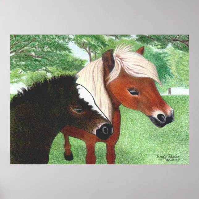 Miniature Horses Poster | Zazzle