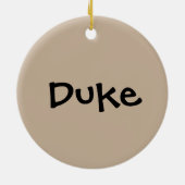 Miniature Pinscher aka Min Pin Love Holiday Ceramic Ornament | Zazzle