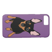 Miniature Pinscher Min Pin Apple iPhone 8/7 Case | Zazzle