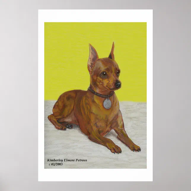 Miniature Pinscher Poster | Zazzle