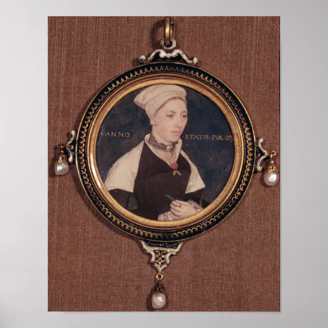 Miniature portrait of Jane Small Poster | Zazzle