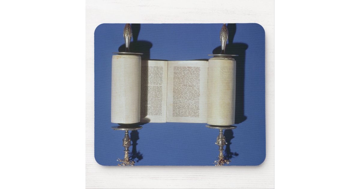 Miniature Torah Scroll, 1765 Mouse Pad | Zazzle