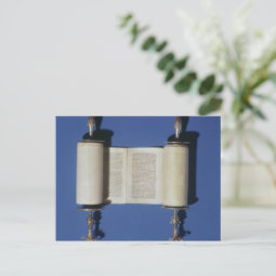 Miniature Torah Scroll, 1765 Postcard | Zazzle