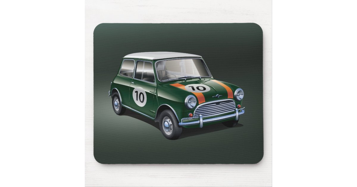 MiniCooper S1 green Mouse Pad | Zazzle