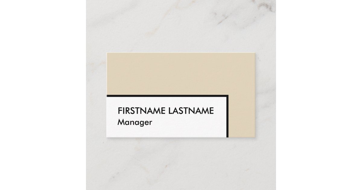 Minimal, Basic Professional Business Card | Zazzle