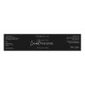Minimal Black White Cosmetic Jar Ingredients Label | Zazzle