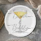 Minimal Bridal Brunch Champagne Party Paper Plates | Zazzle