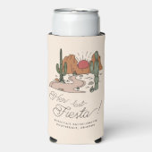 Minimal Desert Fiesta Bachelorette Weekend Seltzer Can Cooler | Zazzle
