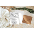 Minimal Fancy Script "We Do" Calligraphy Wedding Invitation | Zazzle