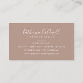 Minimal Leaf | Neutral Business Card | Zazzle