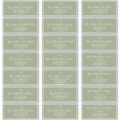 Minimal Leaf Sage Green Guest Address Labels | Zazzle