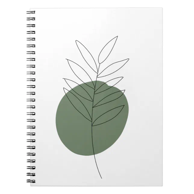 Minimal line art notebook | Zazzle