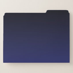 Minimal Luxury Brushed Gold Monogram Navy Blue File Folder | Zazzle