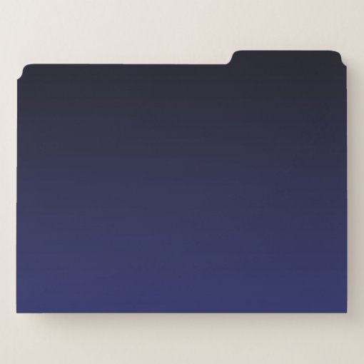 Minimal Luxury Brushed Gold Monogram Navy Blue File Folder | Zazzle