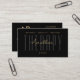 Minimal Massage Physical Therapist Black Wellness Business Card | Zazzle