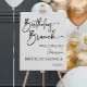 Minimal Modern Birthday Brunch Party Welcome Sign | Zazzle