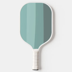 Minimal Modern Mint Green Turquoise Retro Stripes Pickleball Paddle ...