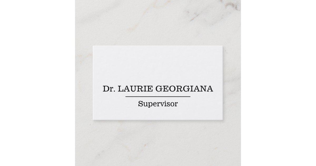 Minimal, Professional Business Card | Zazzle