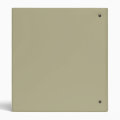 Minimal Sage Green Classic Family Monogram Recipe 3 Ring Binder | Zazzle