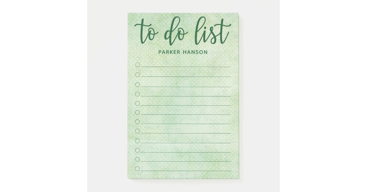 Minimal To Do List Post-it Notes | Zazzle