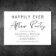 Minimal Wedding After Party Invitation | Zazzle