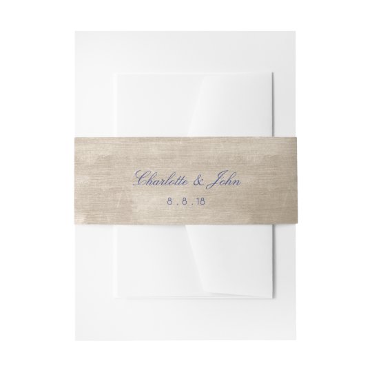 Minimalism Ivory Velvet Return Address Labels Invitation Belly Band ...